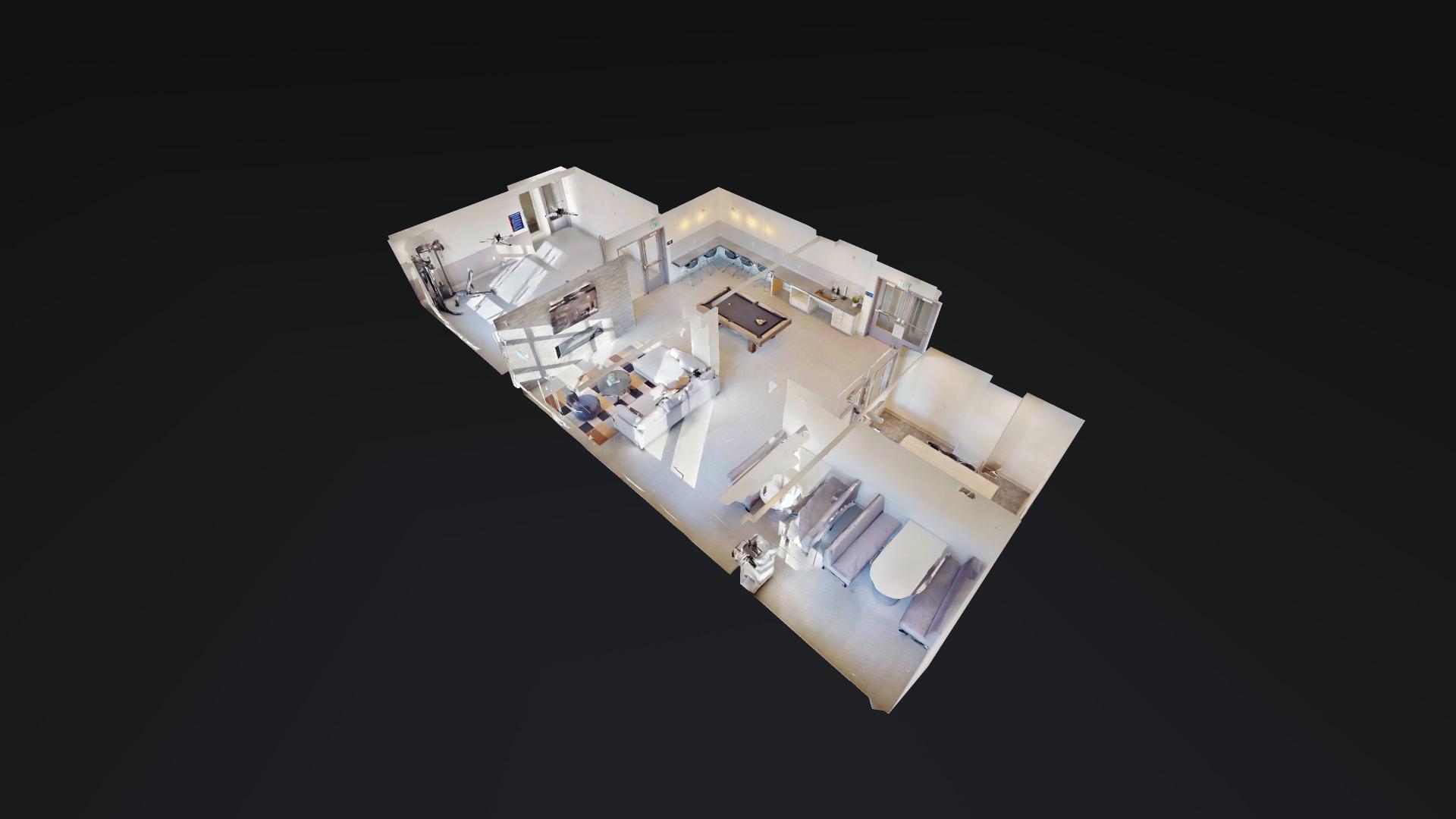 Block 96 – Club Room & Fitness Center